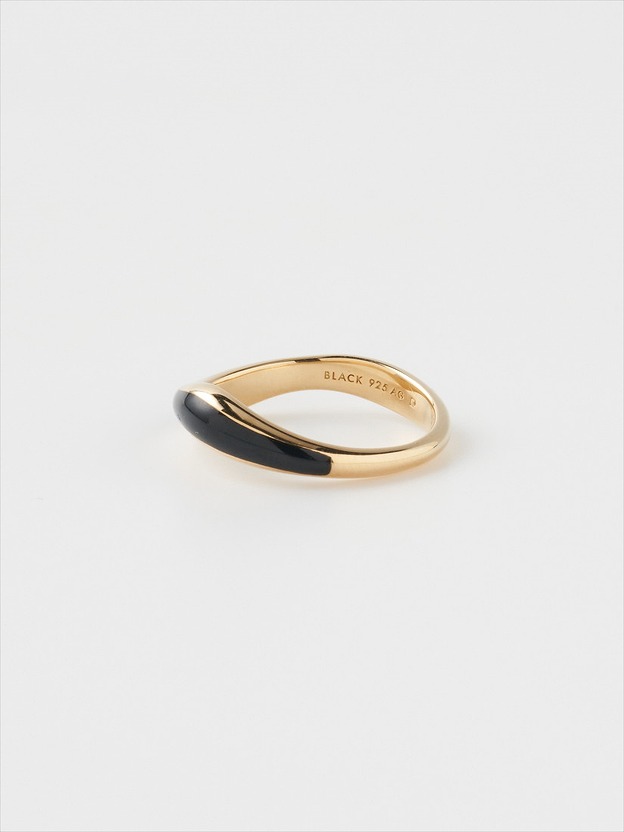 MARIA BLACK // 【JAPAN EXCLUSIVE COLLECTION】Aura Ring Black Gold Ring – WUT